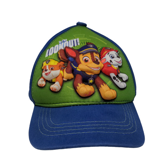 Nickelodeon | Accessories | Nickelodeon Paw Patrol Boys Snapback Hat Blue Green Patch Logo Tv ...